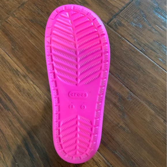 CROCS | Shoes | Crocs Classic Neon Pink Highlighter Sandal | Poshmark